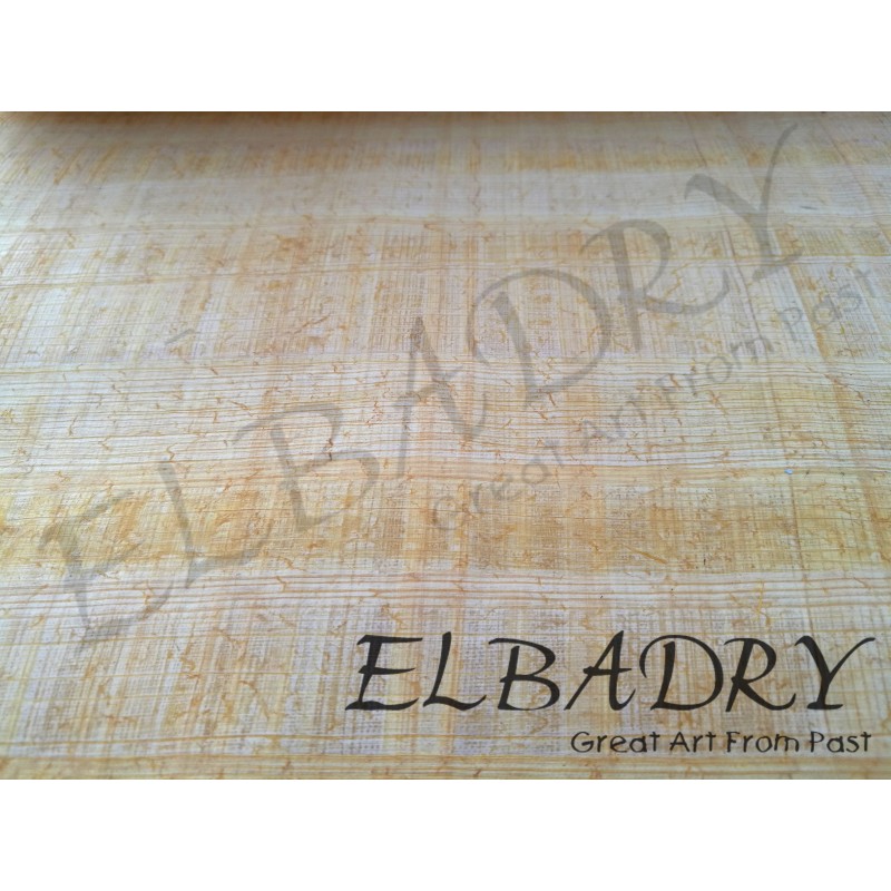 (A2) 16x24" Handmade Egyptian papyrus paper for sale 62x42 cm.