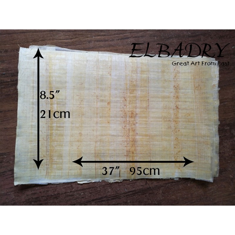 Egyptian Papyrus Scroll 13×37" (95×32 cm) – Real Handmade from Egypt ...