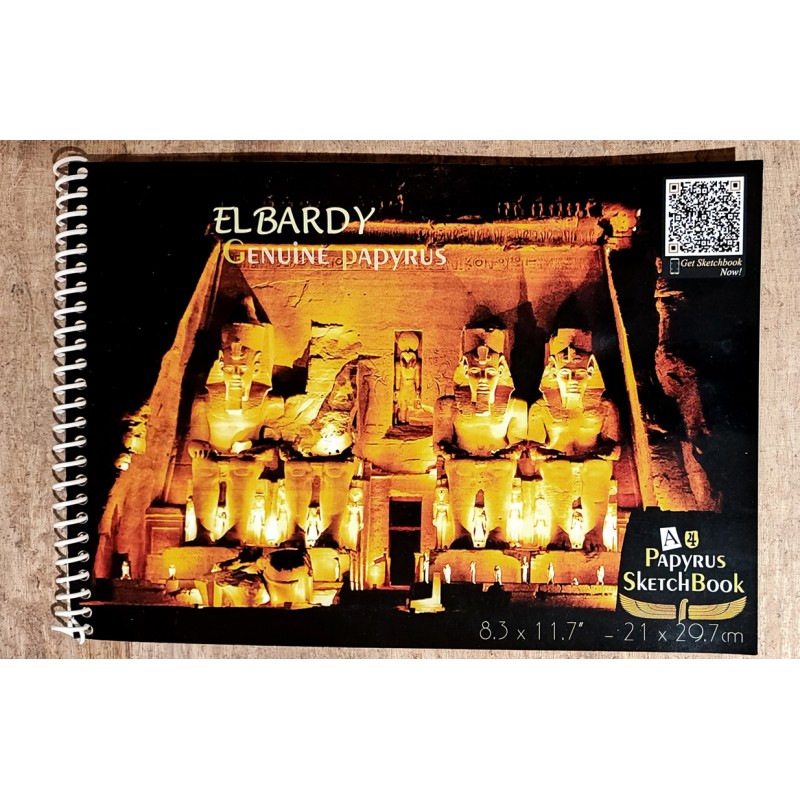 Journal Papyrus | Journal en cuir de papyrus | Carnet papyrus Taille A4